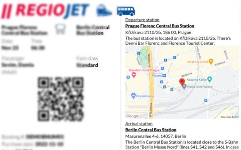 How can I find out about the departure location of the bus? – Help Center