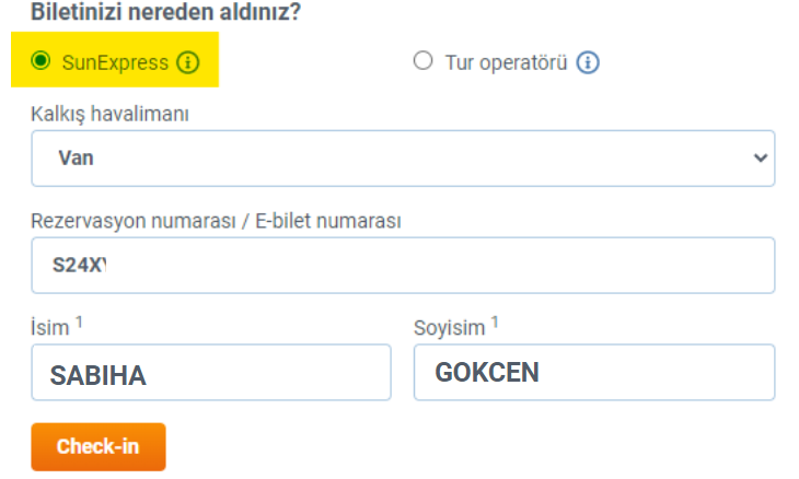 Online check-in nasıl yapılır? – Yardım ve İletişim